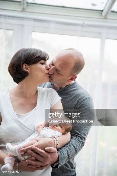 Kissing Bald Head Photos And Premium High Res Pictures Getty Images