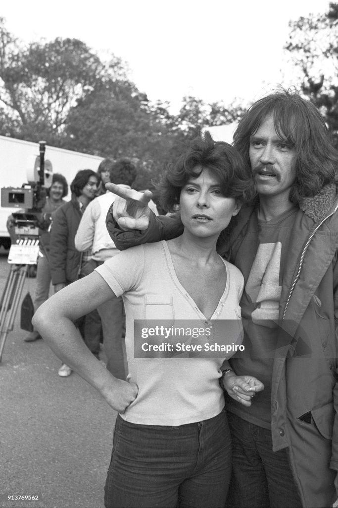 Portrait Of Married American Actress Adrienne Barbeau And Director
