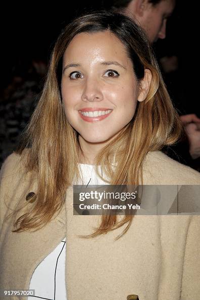 Cristina Graham attends the Vivienne Tam front row during New York ... Cristina Graham attends the Vivienne Tam front row during New York ...