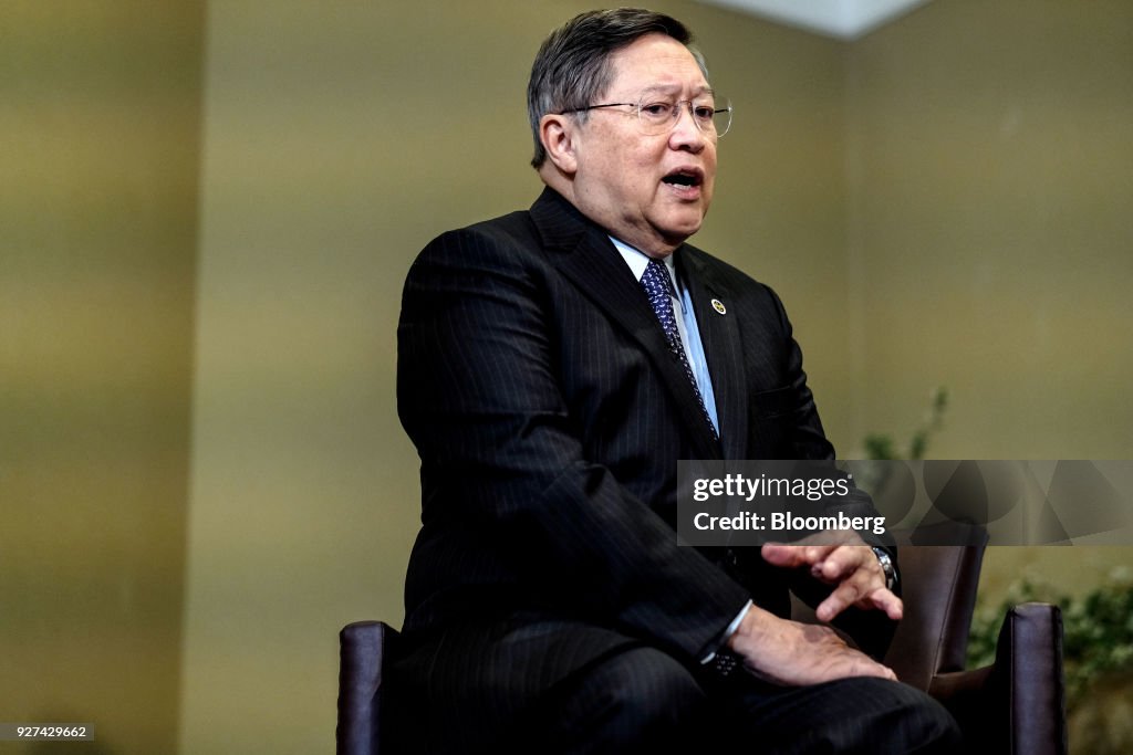 Carlos Dominguez Philippines Secretary Of Finance Speaks During A