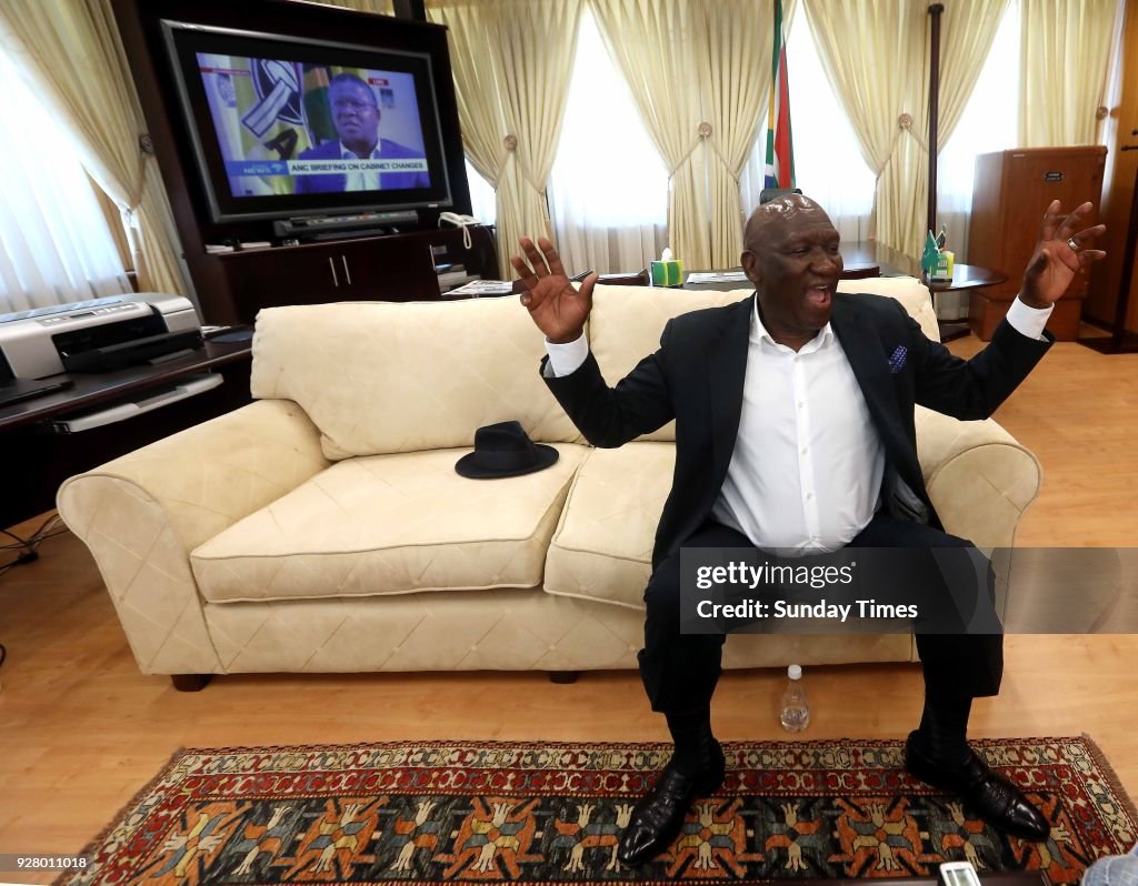 Police Minister Bheki Cele During An Interview At His Office In News