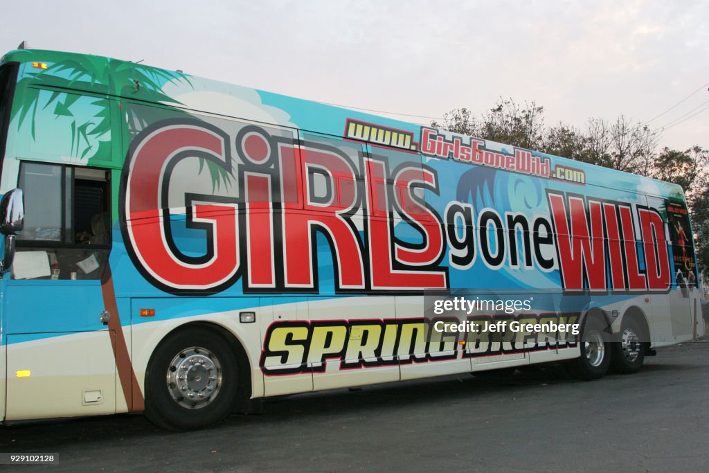 Girls Gone Wild Spring Break Video Company Bus News Photo Getty Images