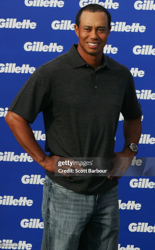 Golfer Tiger Woods Smiles During The Launch Of The Gillette Champions News Photo Getty Images