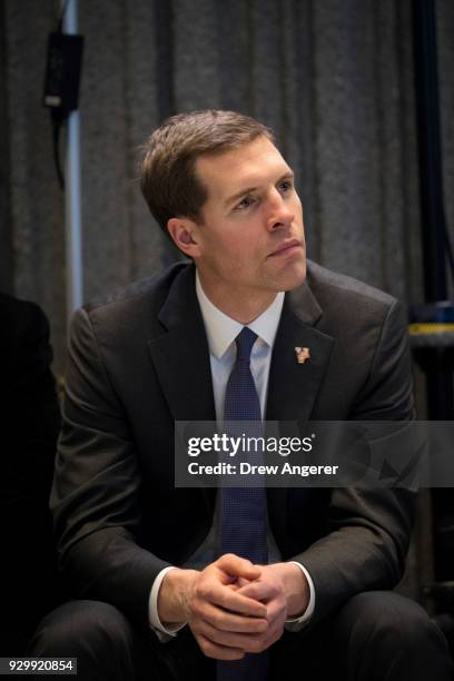 Democratic Candidate Conor Lamb Casts His Ballot For The 18th