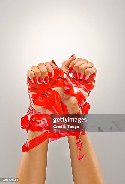 Taped Tied Bound Photos And Premium High Res Pictures Getty Images