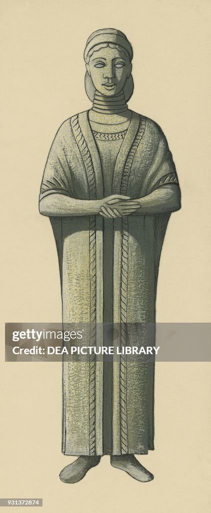 Sumerian princess, drawing, Sumerian civilization, 2400 BC. News Photo ... Sumerian princess, drawing, Sumerian civilization, 2400 BC. News Photo ...