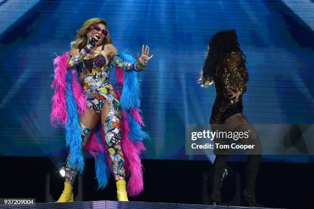 Alejandra Guzman And Gloria Trevi In Concert Photos And Premium High