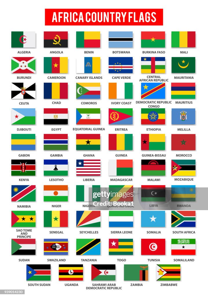 All African Country Flags
