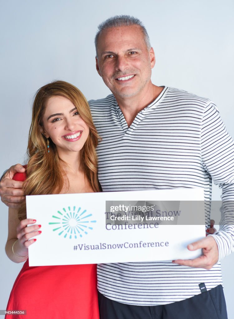 Sierra Domb and Paul Domb pose with Visual Snow Initiative at Visual ... Sierra Domb and Paul Domb pose with Visual Snow Initiative at Visual ...