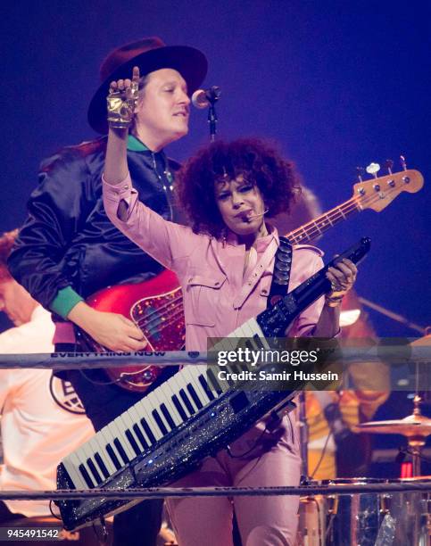 Arcade Fire Perform At Wembley Arena Photos And Premium High Res