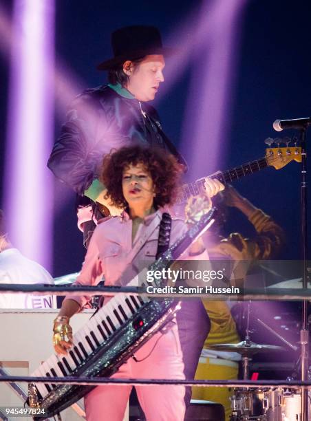 Arcade Fire Perform At The Sse Arena Wembley Photos And Premium High