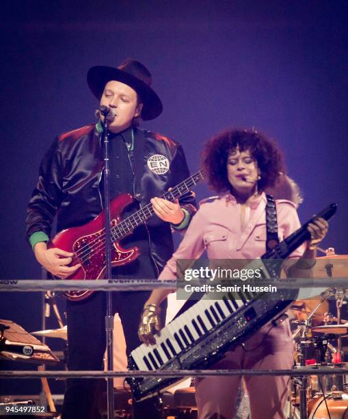 Arcade Fire Perform At The Sse Arena Wembley Photos And Premium High