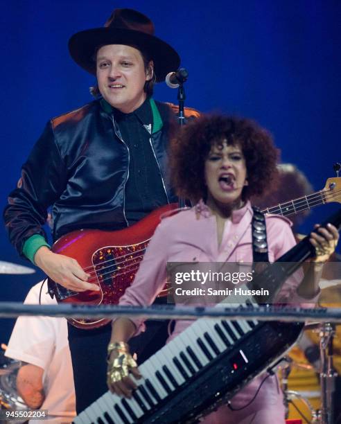 Arcade Fire Perform At Wembley Arena Photos And Premium High Res