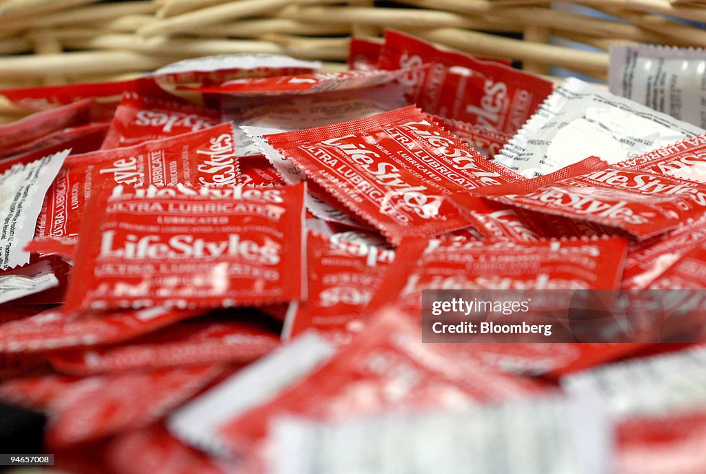 A Basket Of Free Condoms Sits On The Reception Desk Of The University News Photo Getty Images