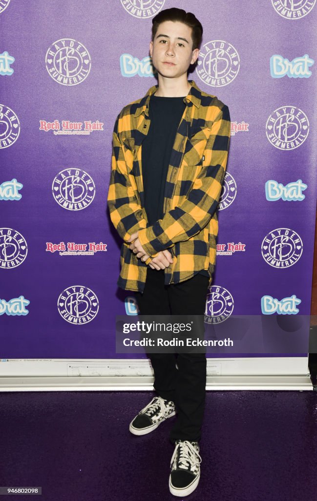 Caden Conrique Attends Hayden Summeralls 13th Birthday Bash At News