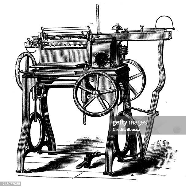 Antique Sewing Machine High Res Illustrations Getty Images