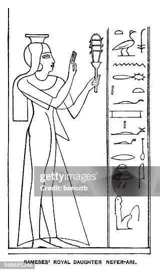 Rameses Daughter Neferari High-Res Vector Graphic - Getty Images Rameses Daughter Neferari High-Res Vector Graphic - Getty Images