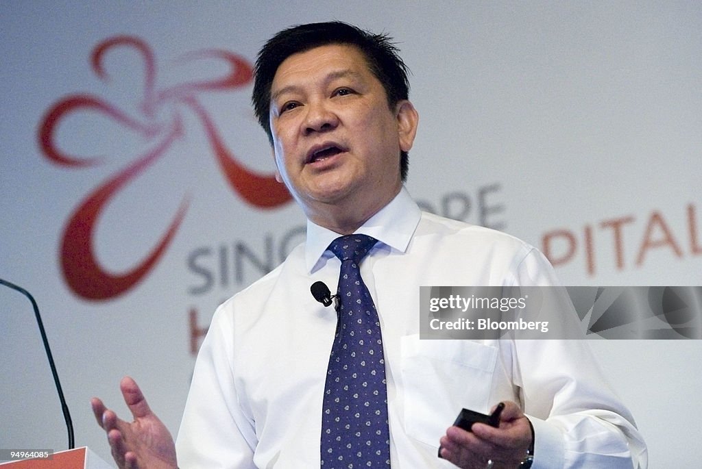 Tan Choon Seng Chief Executive Officer Of Wbl Corp Speaks At The News Photo Getty Images