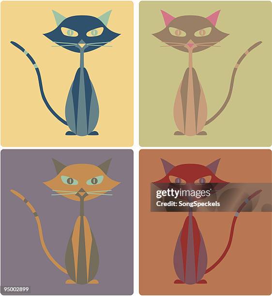 Abstract Cats High Res Vector Graphic Getty Images