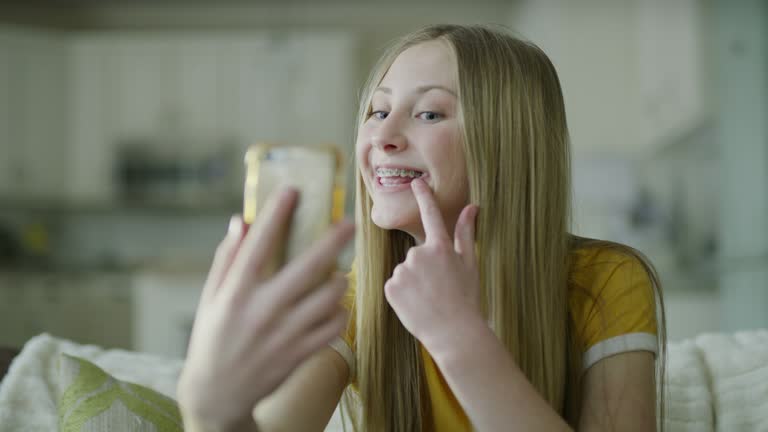 143 Blonde Girl Braces Stock Videos Footage And 4k Video Clips Getty