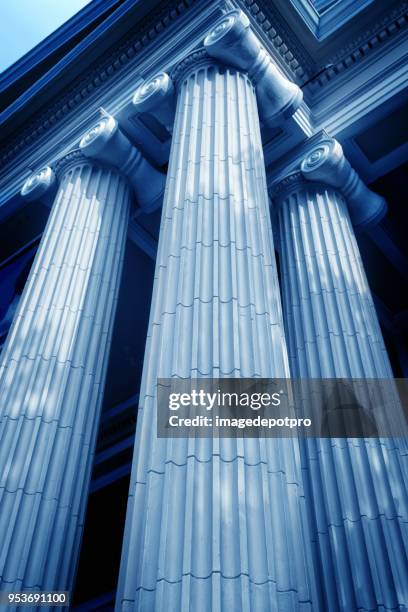 Close up architectural column design from a Thailand Government ...