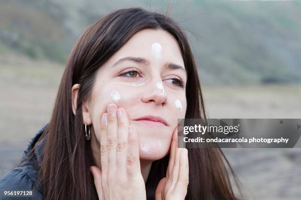 Uv Protection Cream Photos And Premium High Res Pictures Getty Images
