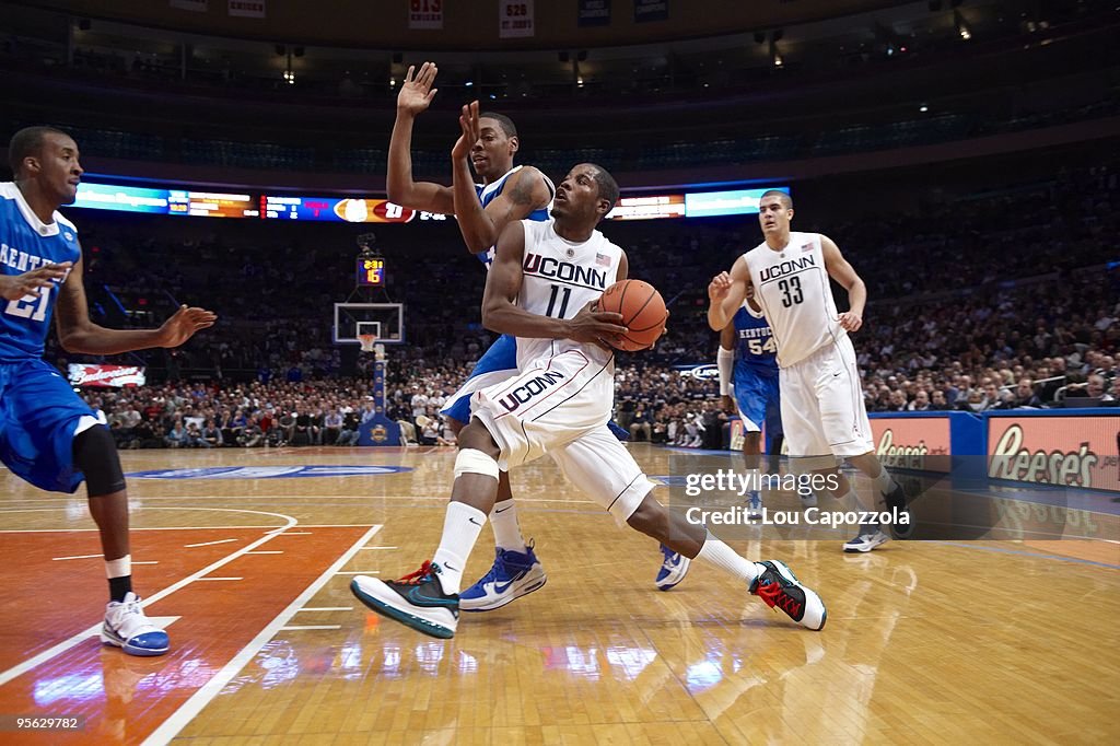 UConn Jerome Dyson in action vs Kentucky at Madison Square Garden ... UConn Jerome Dyson in action vs Kentucky at Madison Square Garden ...
