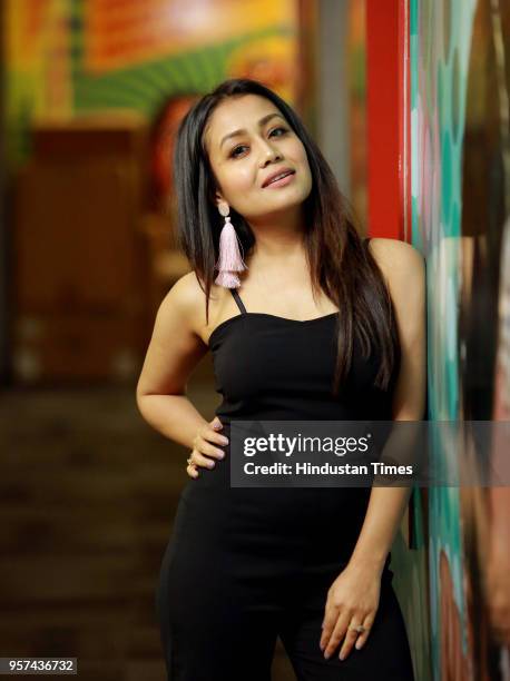 Profile Shoot Of Bollywood Singer Neha Kakkar Photos And Premium High Res Pictures Getty Images