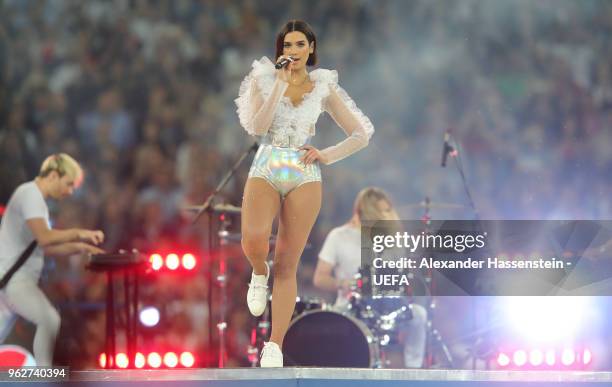 165 Dua Lipa Uefa Photos And High Res Pictures Getty Images