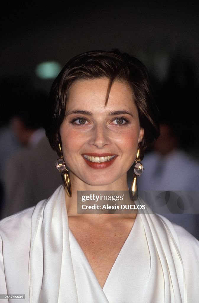 Actress Isabella Rossellini At Trophee Lancome September 14 1990 News Photo Getty Images