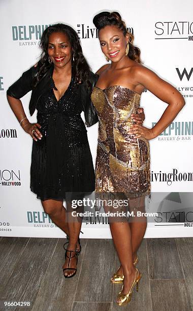 110 Grand Opening Party For Delphine Restaurant At The W Arrivals Stock