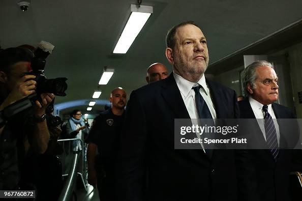 Harvey Weinstein Exits State Supreme Court With His Lawyer Benjamin