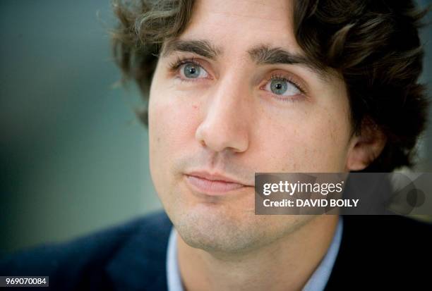Canadian Prime Minister Justin Trudeau Interview Stock Fotos Und Bilder Getty Images