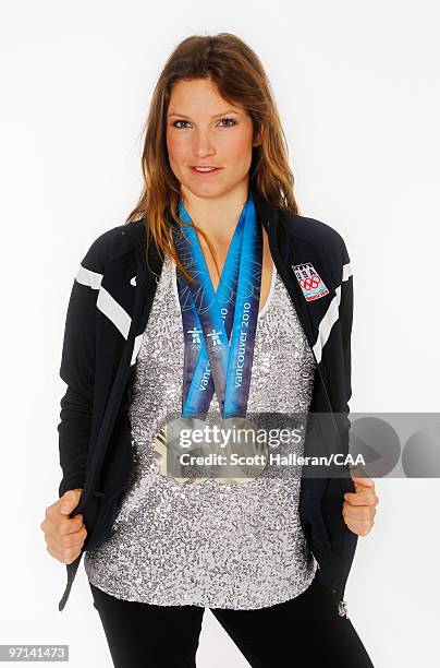 Julia Mancuso Olympic Medal Shoot Photos And Premium High Res Pictures