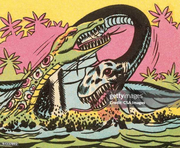 Cartoon Sea Monster Photos And Premium High Res Pictures Getty Images
