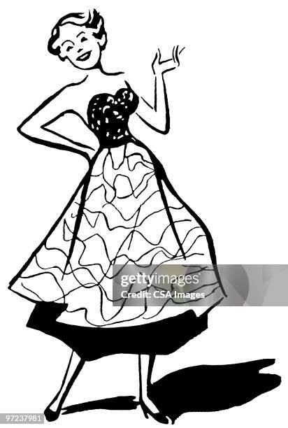 Black And White Strapless Dress Photos And Premium High Res Pictures Getty Images