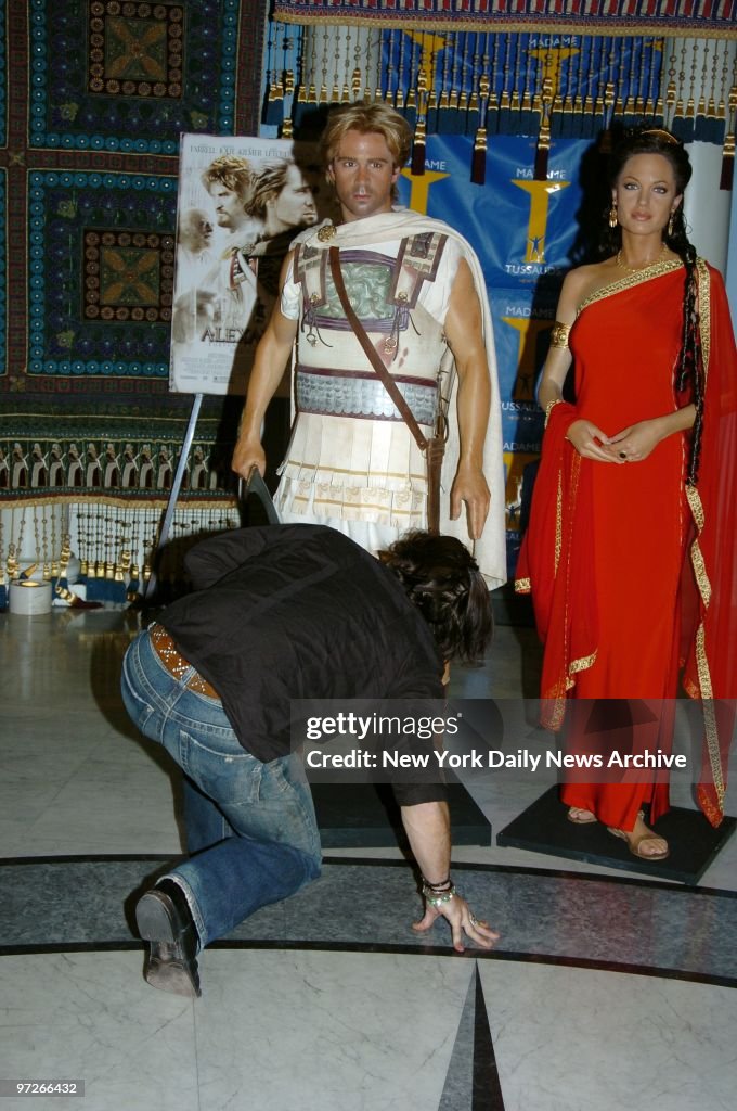 Colin Farrell Bends The Knee Before An Image Of The Character He