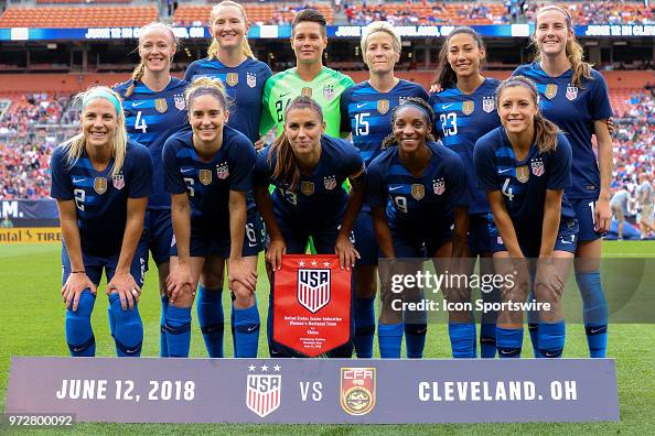 U S Womens National Team Starting Lineup Of Midfielder Julie Ertz