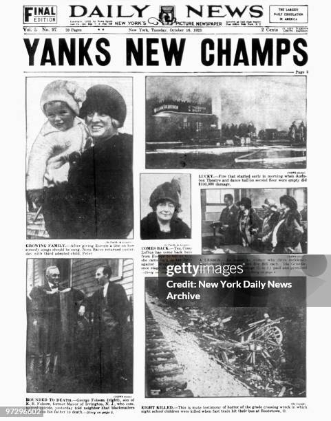 10 423 New York Daily News Yankees Photos And High Res Pictures Getty