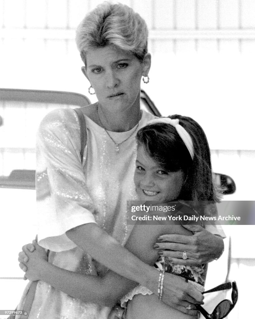 Mary Jo Buttafuoco And Daughter Jessica Outside Their Home News Photo Getty Images