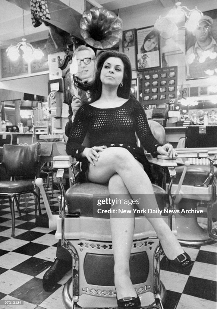 Helena Jackman Gets Her Hair Cut With A Flame Torch By Barber Paul