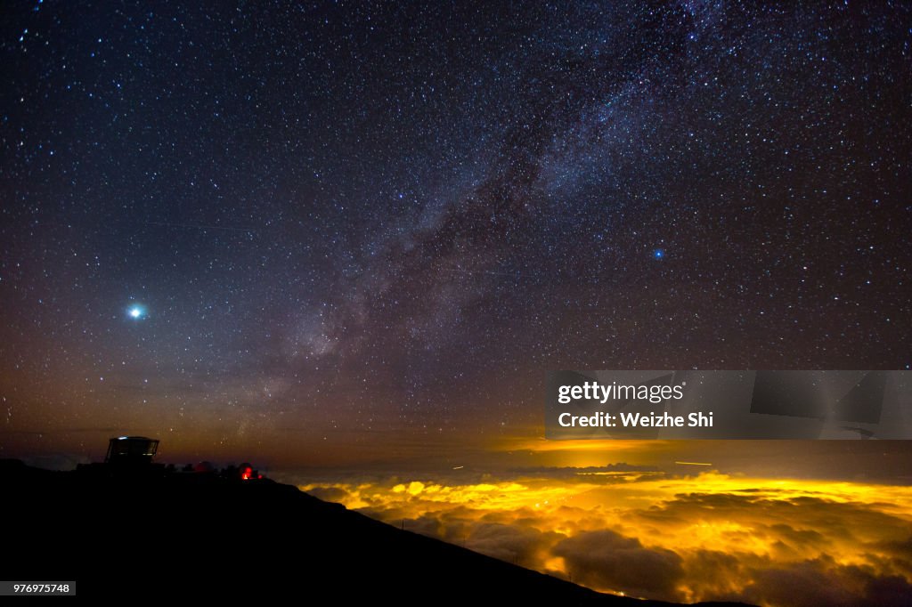 Haleakala Milky Way High-Res Stock Photo - Getty Images Haleakala Milky Way High-Res Stock Photo - Getty Images