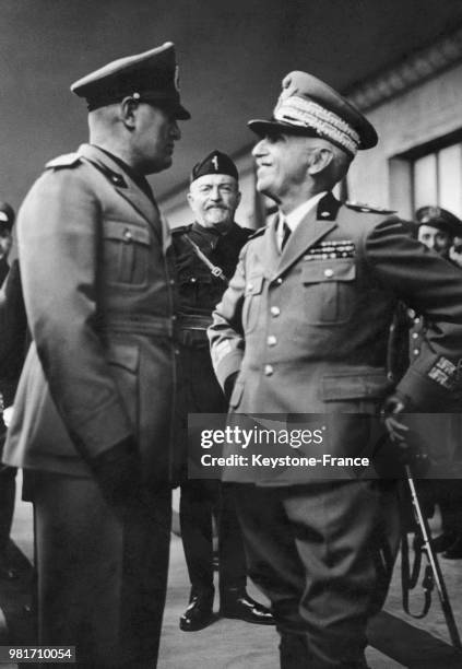 121 Victor Emmanuel Iii Benito Mussolini Photos And High Res Pictures