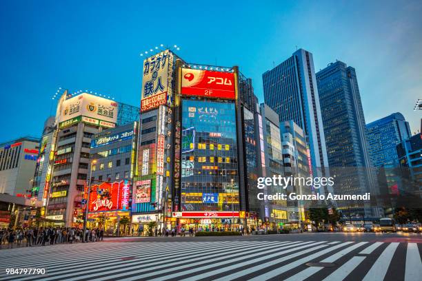 715 Neon Signs Light Up The Kabukicho Entertainment District In Shinjuku Tokyo Japan Asia Stock