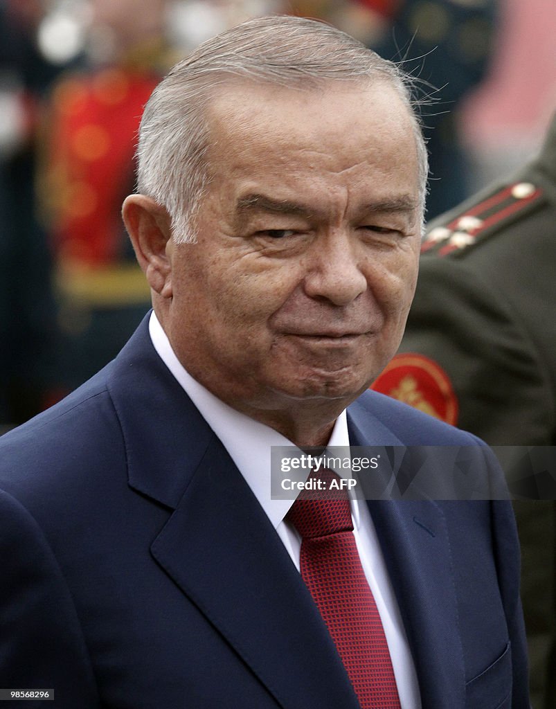 Uzbekistans President Islam Karimov Takes Part In A Wreath Laying