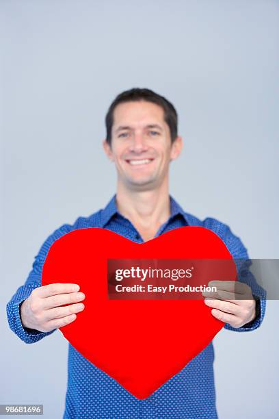 Big Red Heart Photos And Premium High Res Pictures Getty Images