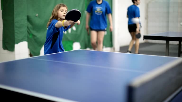 143 Girl Playing Table Tennis Stock Videos Footage And 4k Video Clips Getty Images
