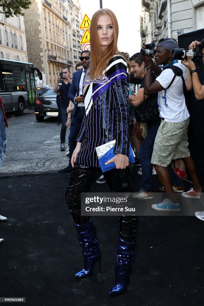 Alexina Graham Arrives At The Vogue Foundation Dinner 2018 At News