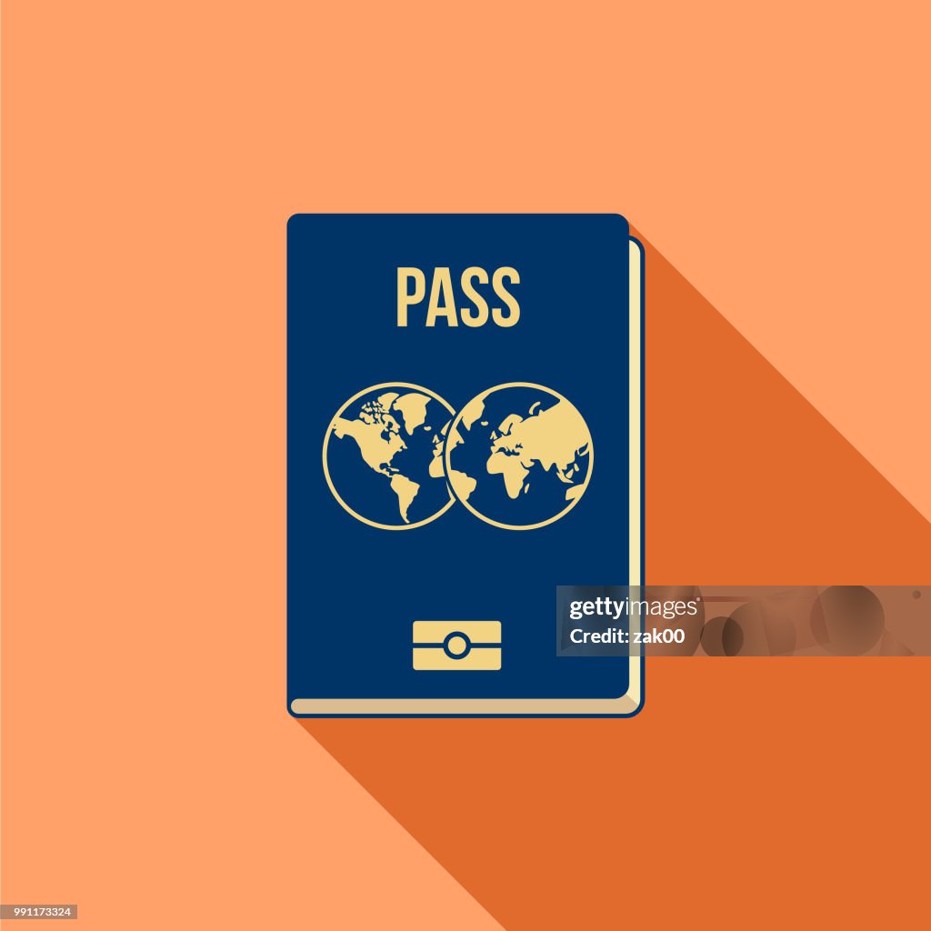 Passport Cover Vector