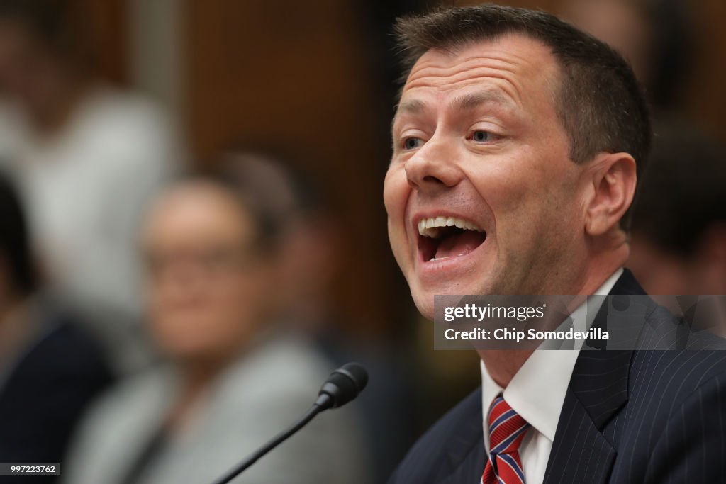 Deputy Assistant FBI Director Peter Strzok testifies before a joint ... Deputy Assistant FBI Director Peter Strzok testifies before a joint ...